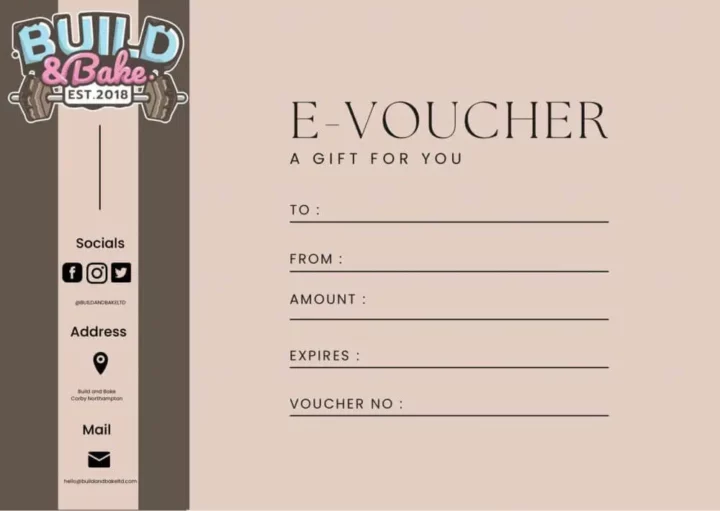 E-Gift Voucher | Build & Bake